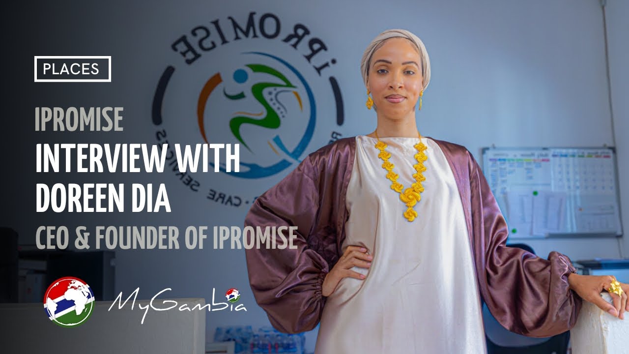 Interview with Doreen Dia - CEO and Founder of iPROMISE | My Gambia - YouTube
