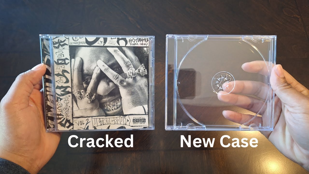 How To Replace A Broken/Cracked CD Jewel Case #denzelcurry #kotms2 # ...
