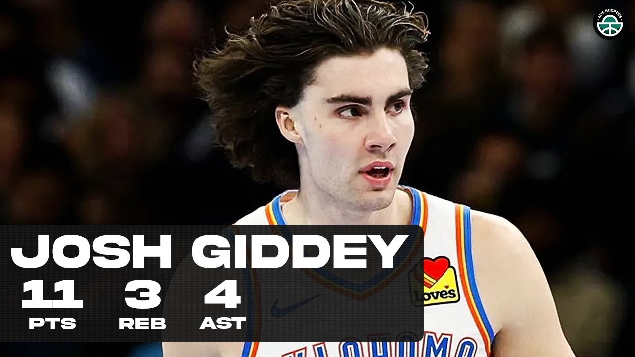 JOSH GIDDEY DROPS 11PTS vs CLIPPERS (FULL HIGHLIGHTS) - YouTube