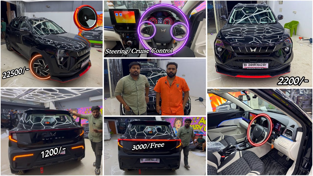 Mahindra Xuv 3xo Mx1 Acceessories Xuv 3xo Mx1 Modification Base To Top ...