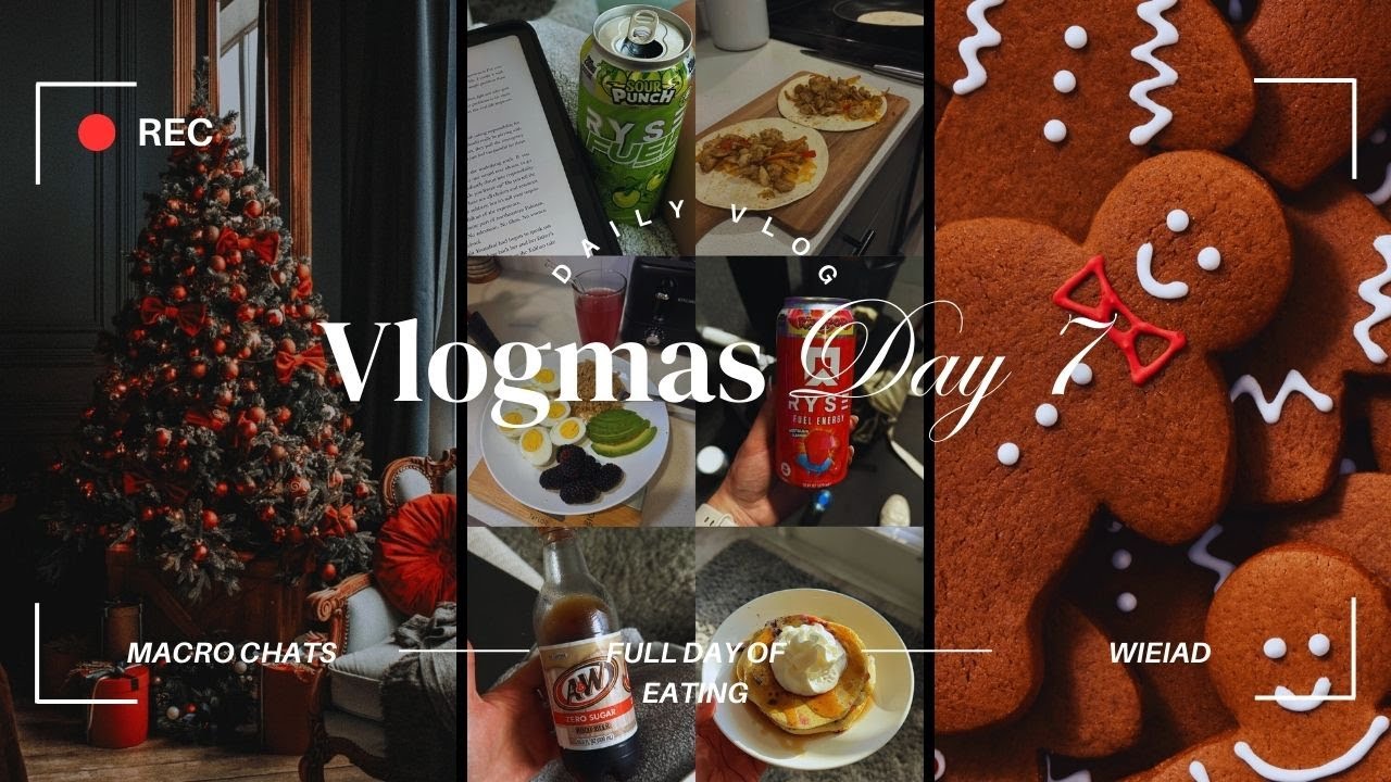 Vlogmas Day 7 | Full Day of Eating - YouTube