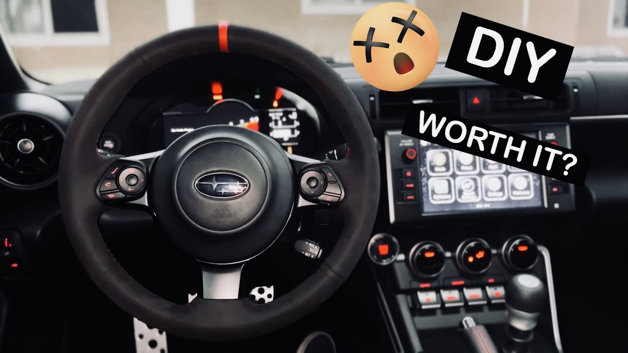 2022 Subaru BRZ GR86 Suede Steering Wheel Cover Install MEWANT Hand 2022 Subaru BRZ GR86 Suede Steering Wheel Cover Install MEWANT Hand