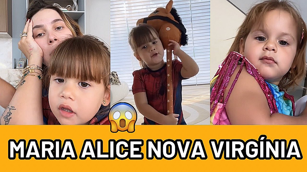 MARIA ALICE IMPRESSIONA VIRGÍNIA COM ATITIDE 😱 - YouTube