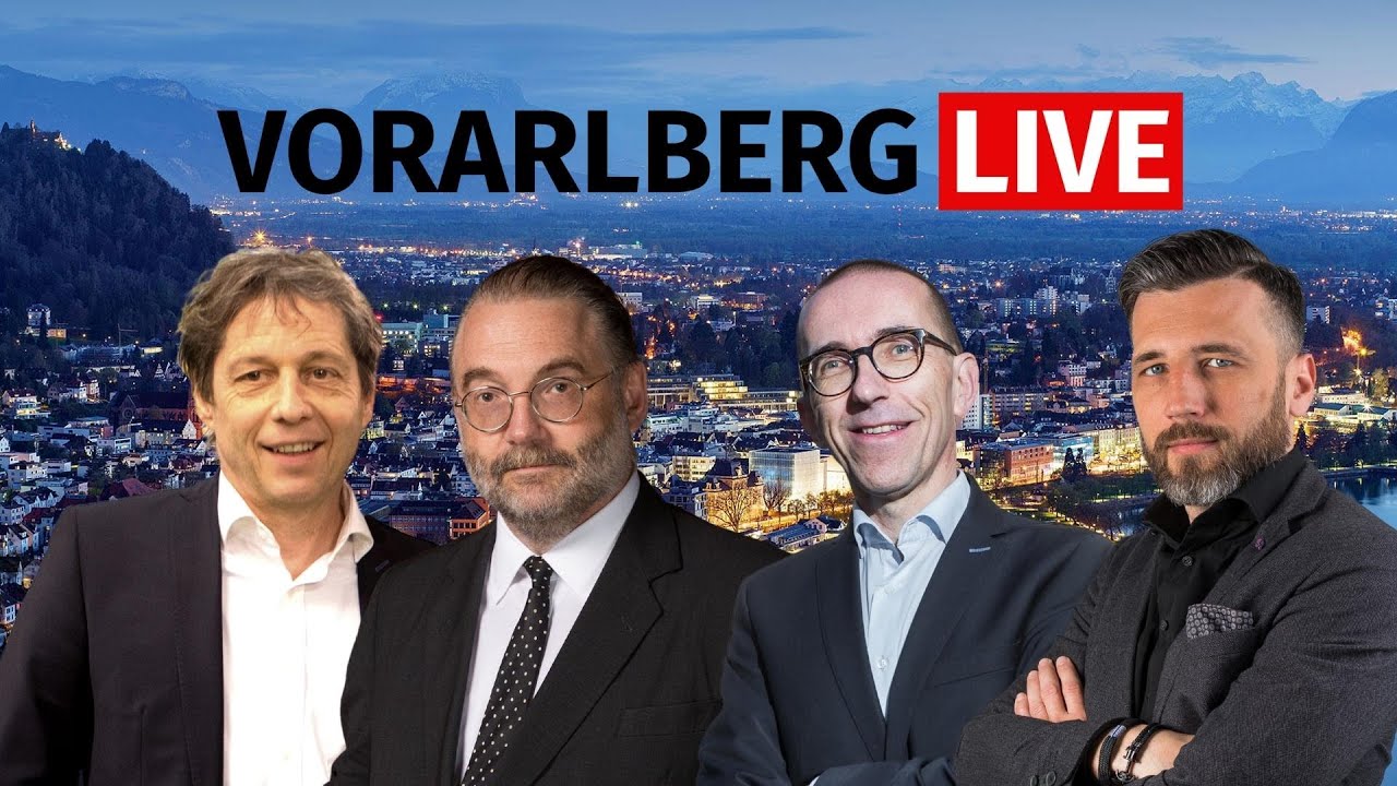 Vorarlberg LIVE mit Walter Schmolly, Gregor Razumovsky und Bernd Bösch ...