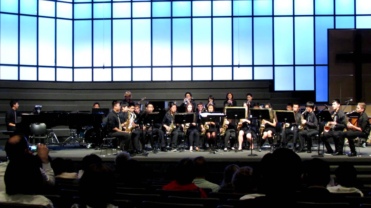 Just in Time - Moscrop Senior Jazz Band - YouTube