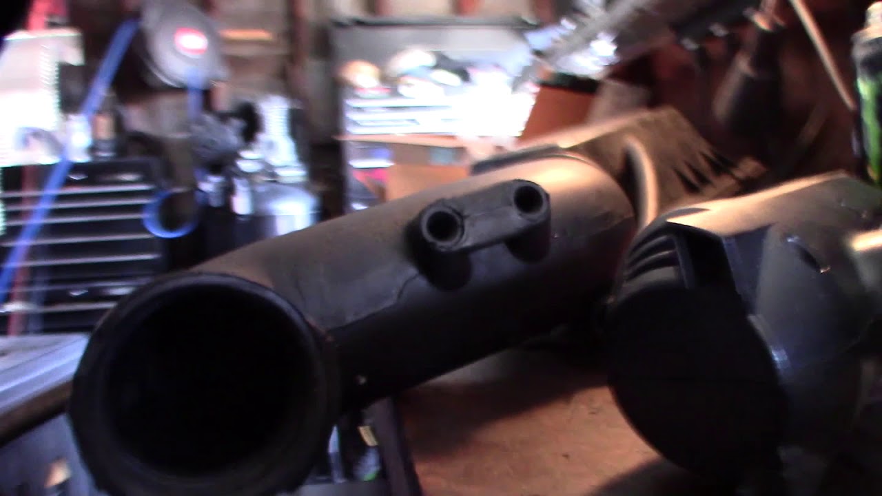 Cold air intake throttle body rubber stretch trick tip coupler - YouTube