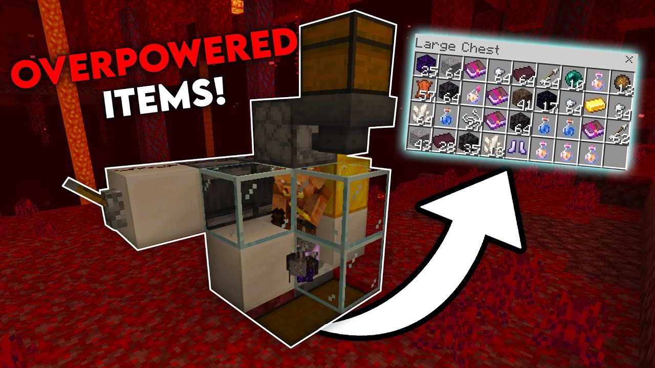 FASTEST Piglin Bartering Farm in Minecraft! - YouTube