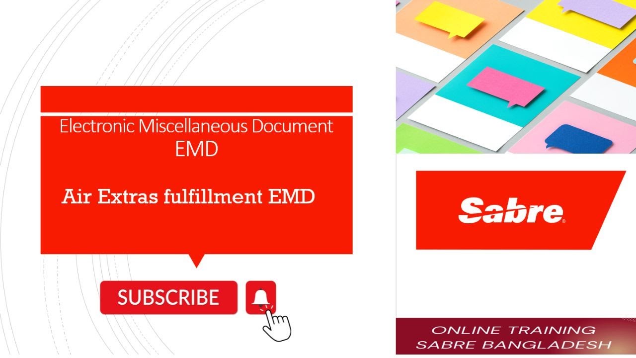 Extra Baggaege, Seat Assignment, Air Extras, EMD and Group EMD - YouTube