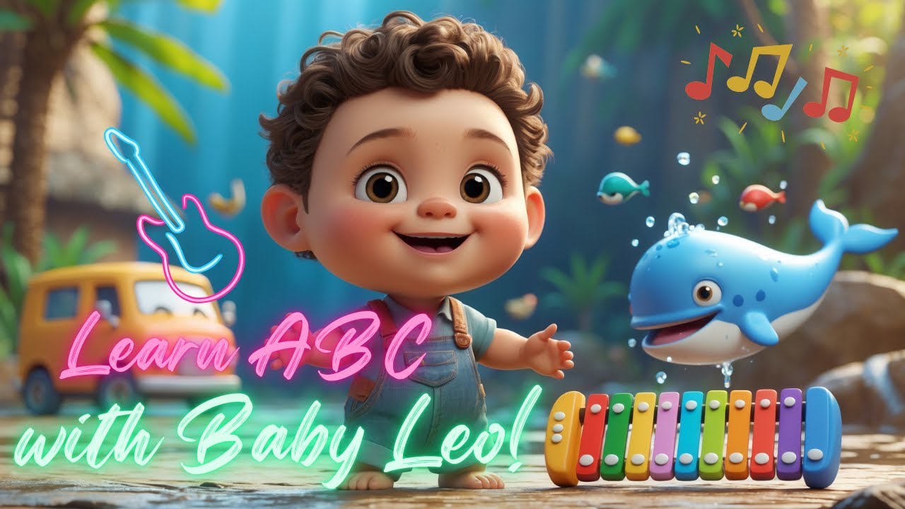 ABC Alphabet Song for Kids | Learn Letters with Baby Leo | A to Z ...