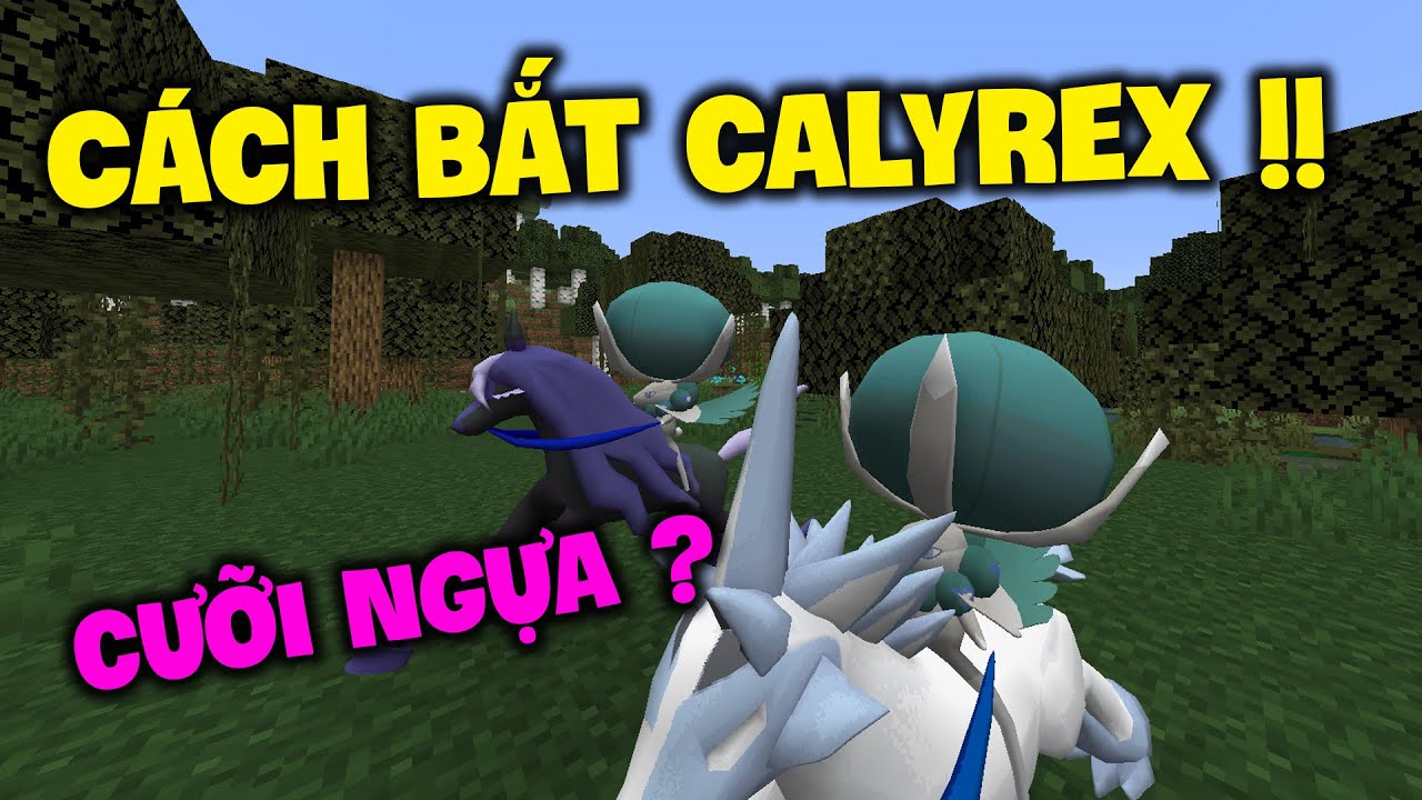 Cách bắt Calyrex, Spectrier, Glastrier và kết hợp chúng trong Pixelmon ...