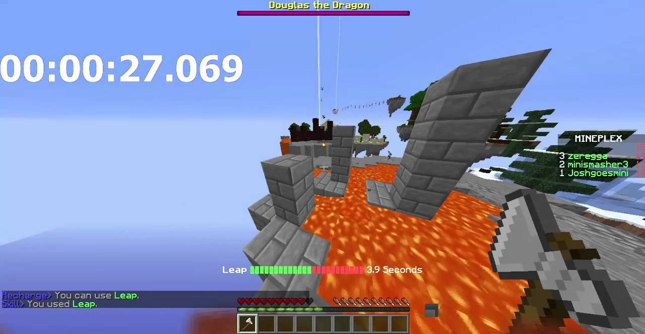 [Mineplex Dragon Escape] Skylands 1:08:606 [NR] - YouTube