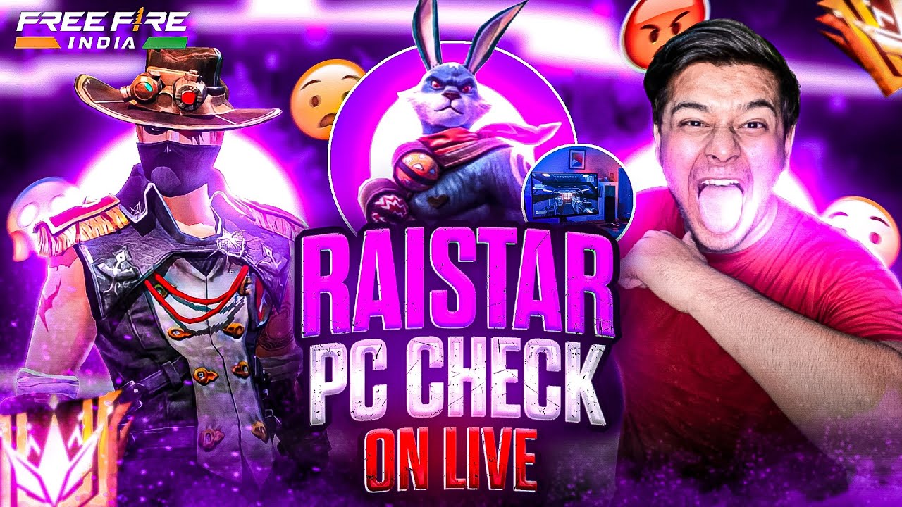 RAISTAR PC CHECK ON LIVE🤯🥵 *PRANK* 😂 @RaiStar - YouTube