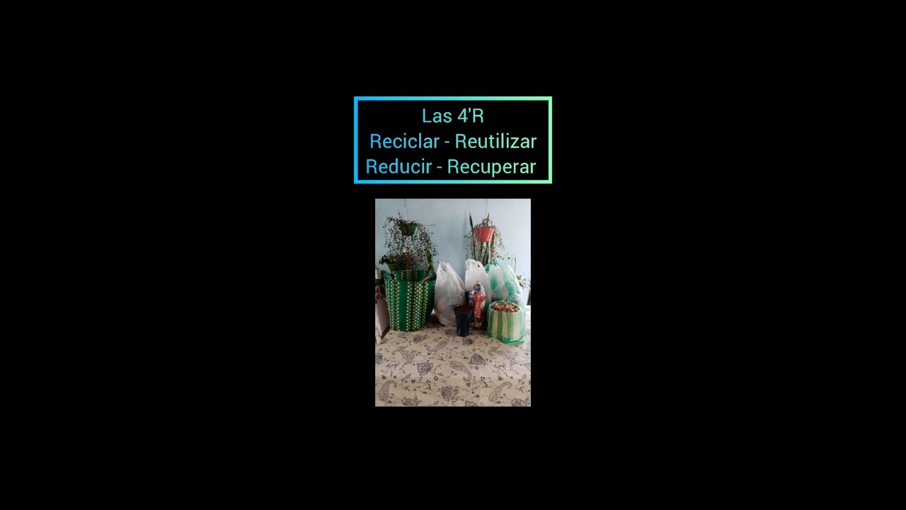 Las 4'R Reciclar, Reutilizar, Reducir y Recuperar. - YouTube