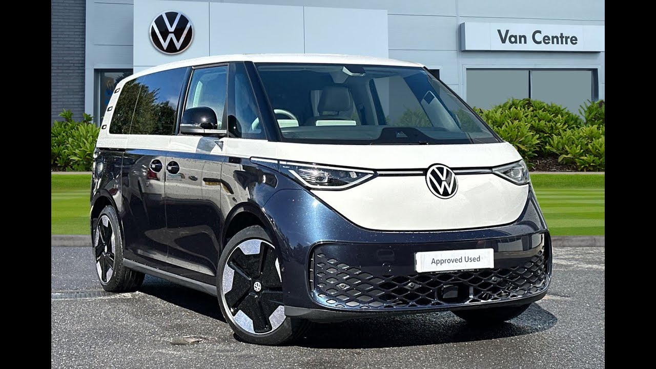 Approved Used Volkswagen ID. Buzz 1st Edition SWB 77kWh Pro - YouTube