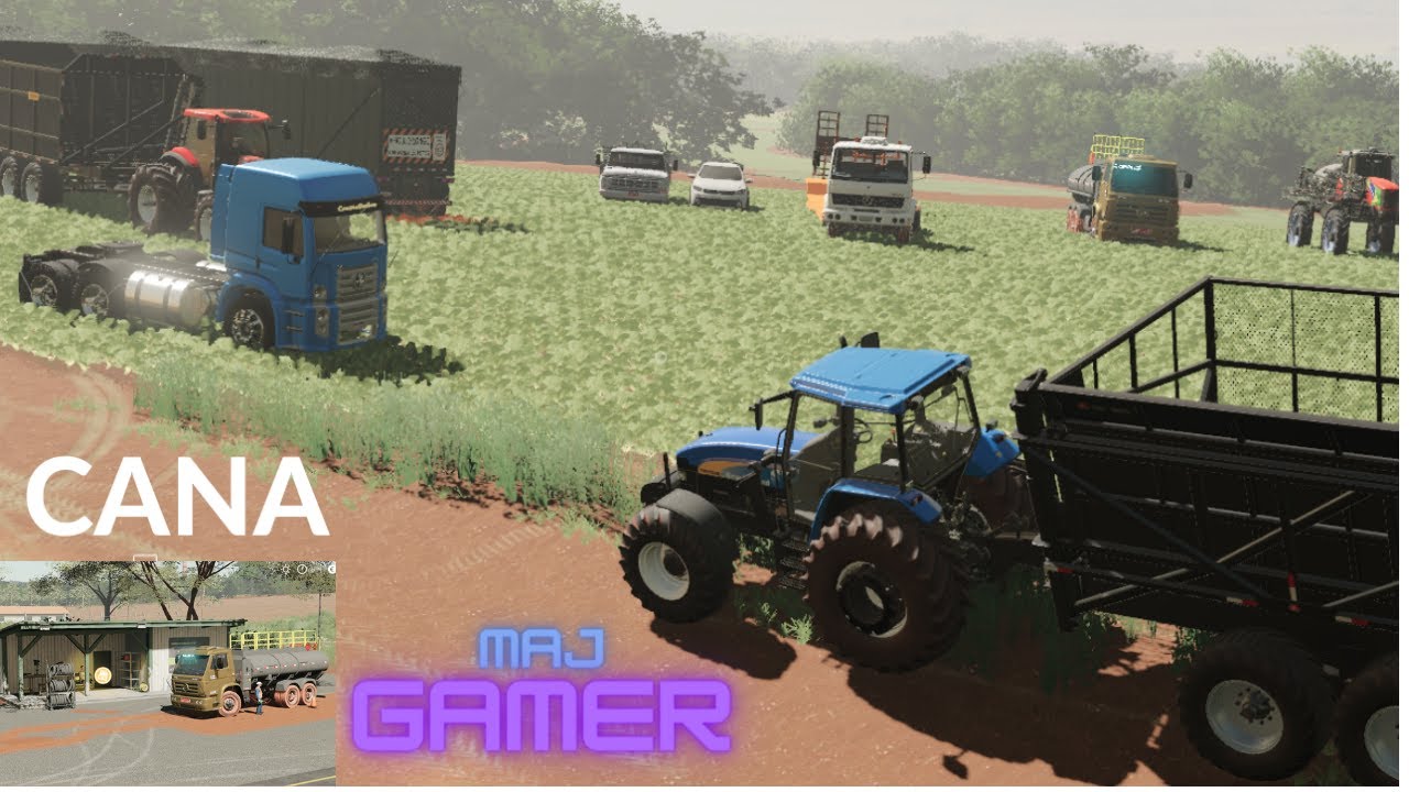 COLHEITA DE CANA FS19 - YouTube