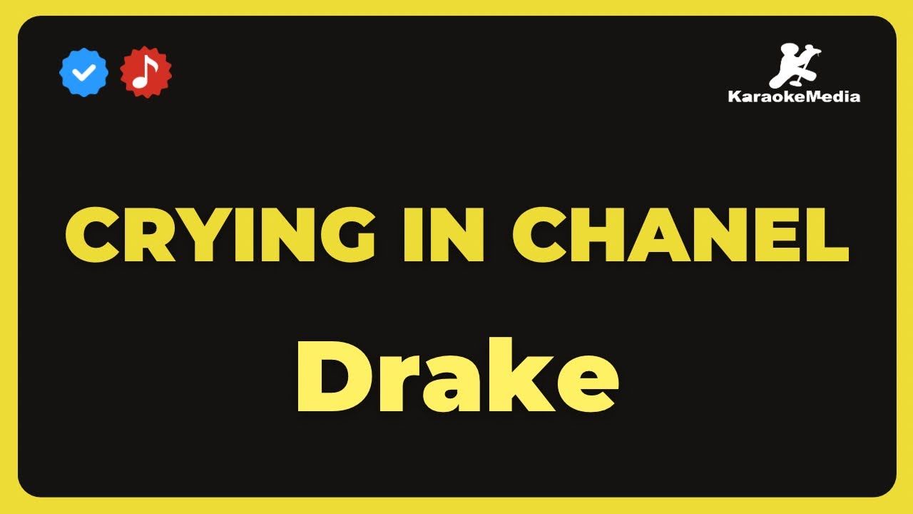 Drake - Crying in chanel (Karaoke) | Instrumental song - YouTube