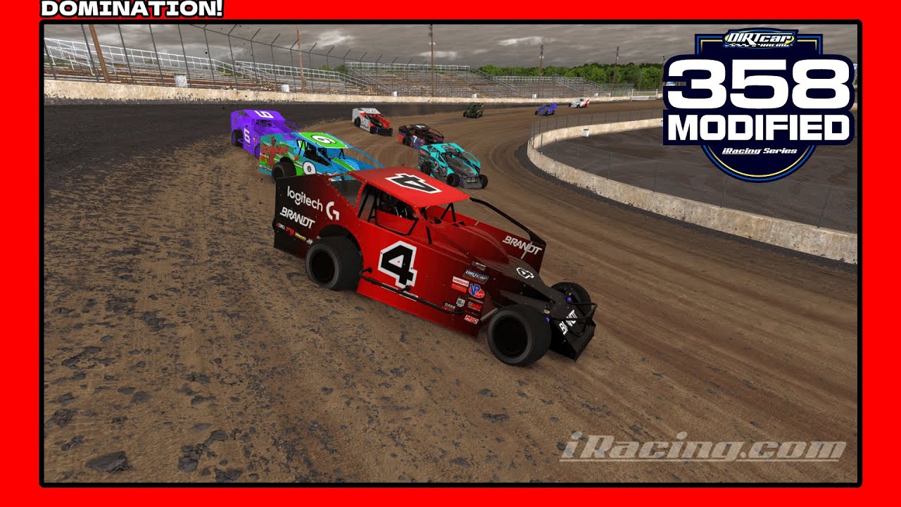 iRacing DIRTcar 358 Modified Series at i55 Speedway - Domination - YouTube