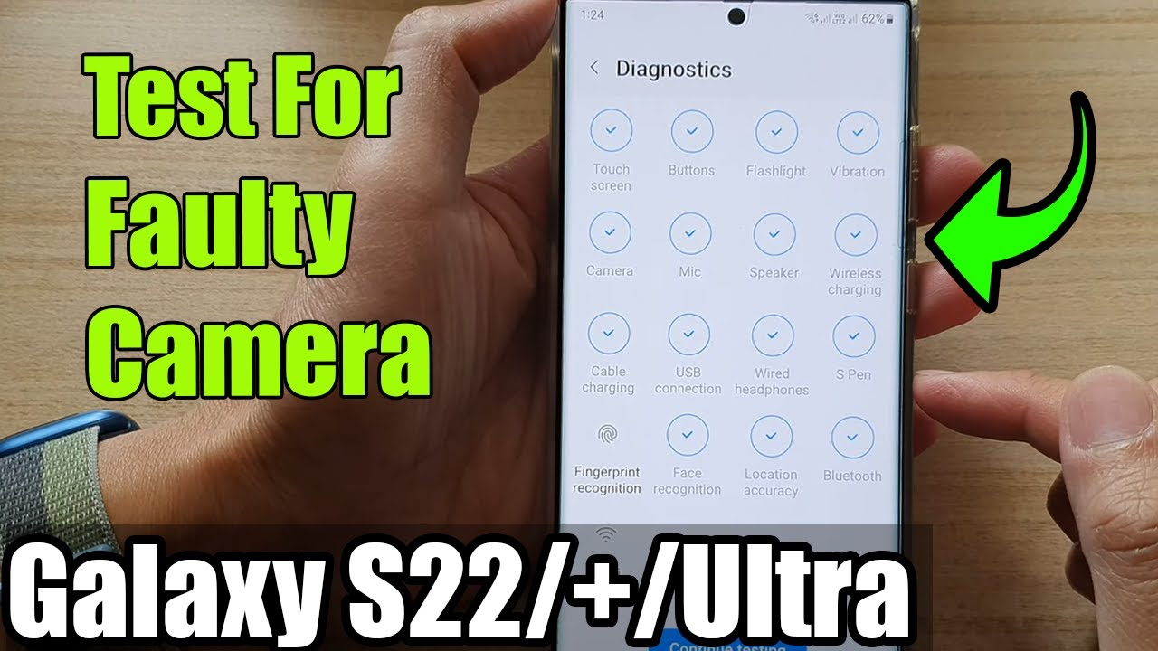 Galaxy S22/S22+/Ultra: How to Test For Faulty Camera - YouTube