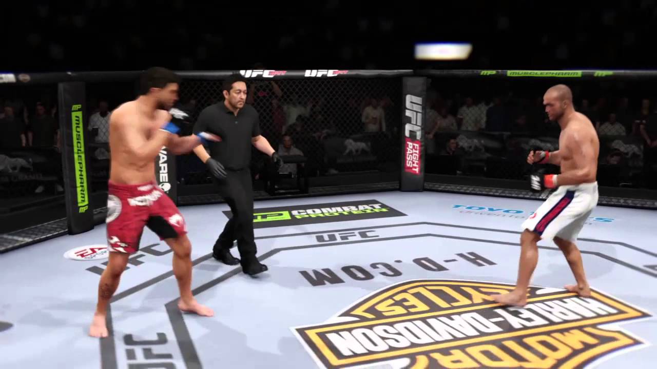 EA UFC - Worst ref stand up EVER - YouTube