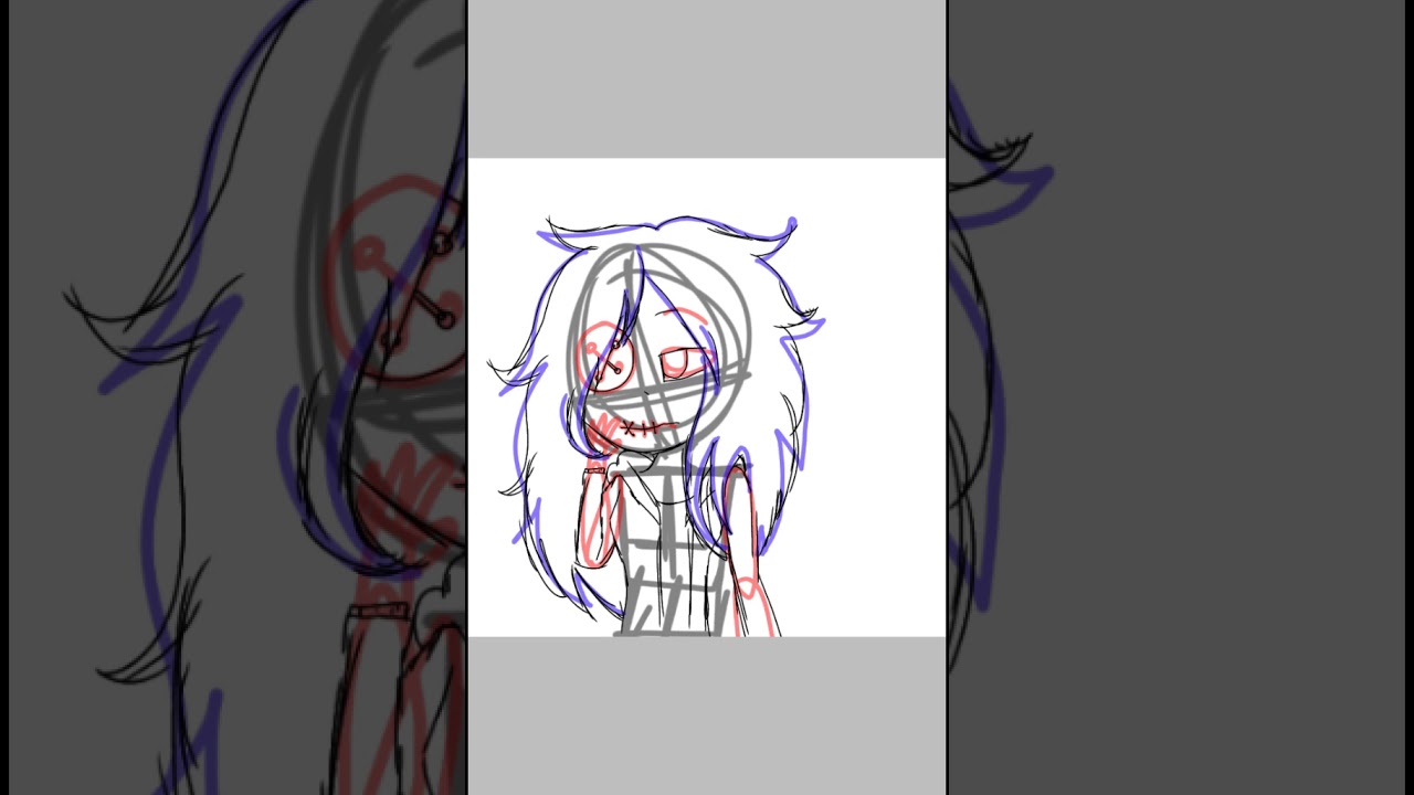 Gore Art Challenge Day 3: Doll ( I tried lel ) - YouTube