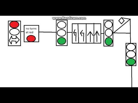 fancy traffic light with double-arrow - YouTube