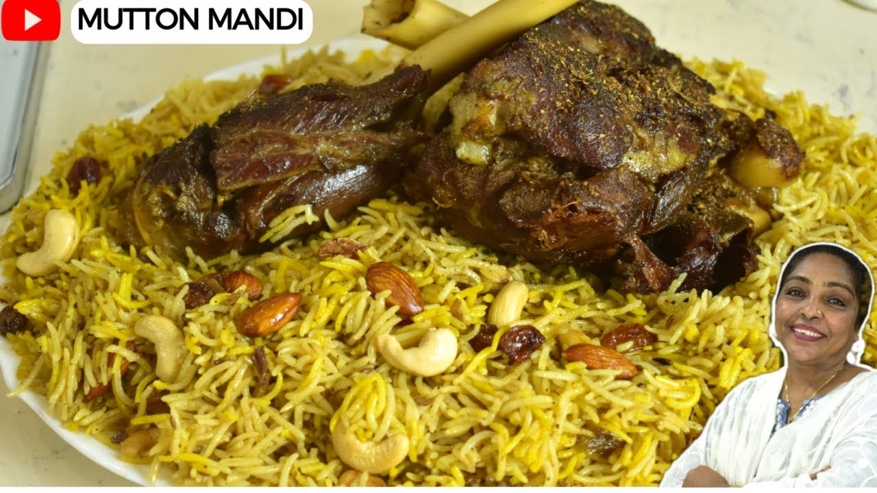 Arabian Mutton Mandi Rice Recipe-Easy Yemini Mutton Mandi Recipe in ...