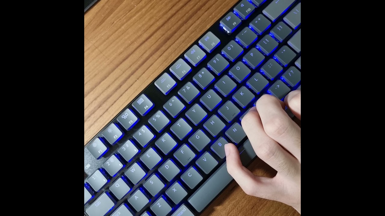 Cara charge battery Keyboard Keychron K1 - YouTube