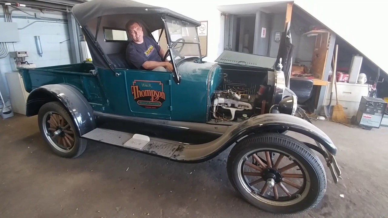 1926 Model T first time running in almost 20 years - YouTube