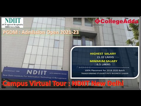 NDIIT Delhi Campus | Campus Tour | Library | Classroom | Computer ...