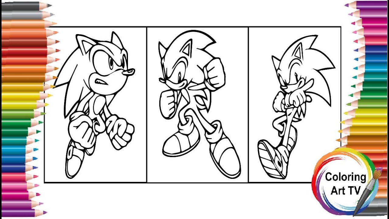 Coloring Sonic the hedgehog game 3 version Coloring pages_Sonic the ...