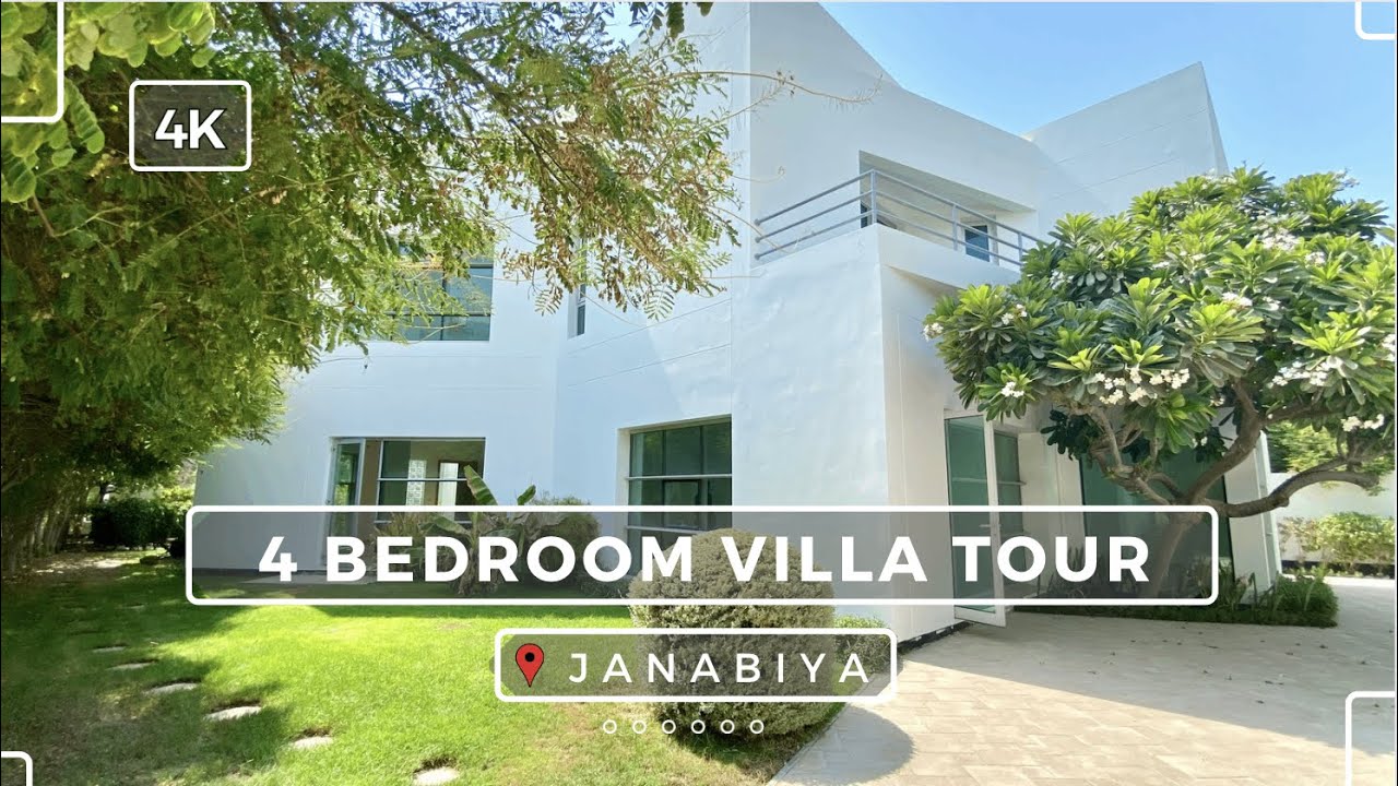 Spectacular 4 Bedrooms Villa with Landscaped Garden and Pool - Janabiya ...