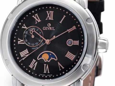 Prime Minister Daily Deal - Gevril M0111R1L - Moonphase Dual Time Zone ...