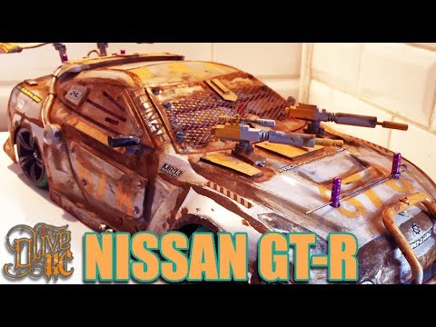 RC NISSAN MACHINE GUN GT-R (build) - YouTube