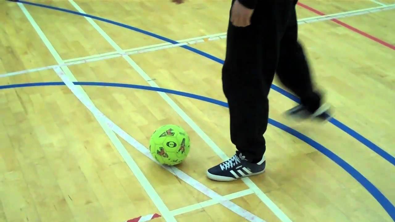 how to take a side footed pass pt2 - YouTube