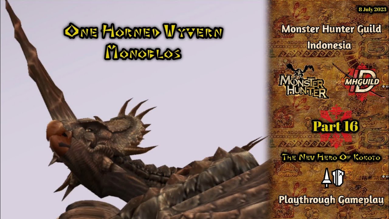 Horn Of The Monoblos | Monster Hunter The Hero Of Kokoto - YouTube
