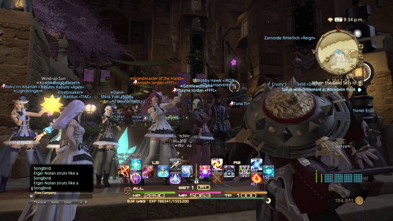 FINAL FANTASY XIV DANCE PARTY - YouTube