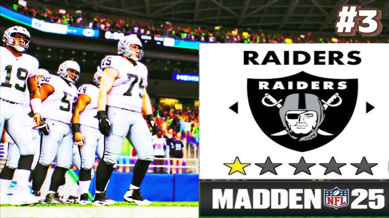 Madden 25 Las Vegas Raiders Franchise Rebuild Ep. 3 - YouTube