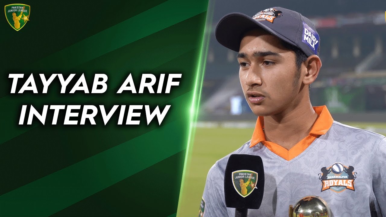 We chatted with the 16-year-old Tayyab Arif after he impressed us with his batting firepower 🔥 ...