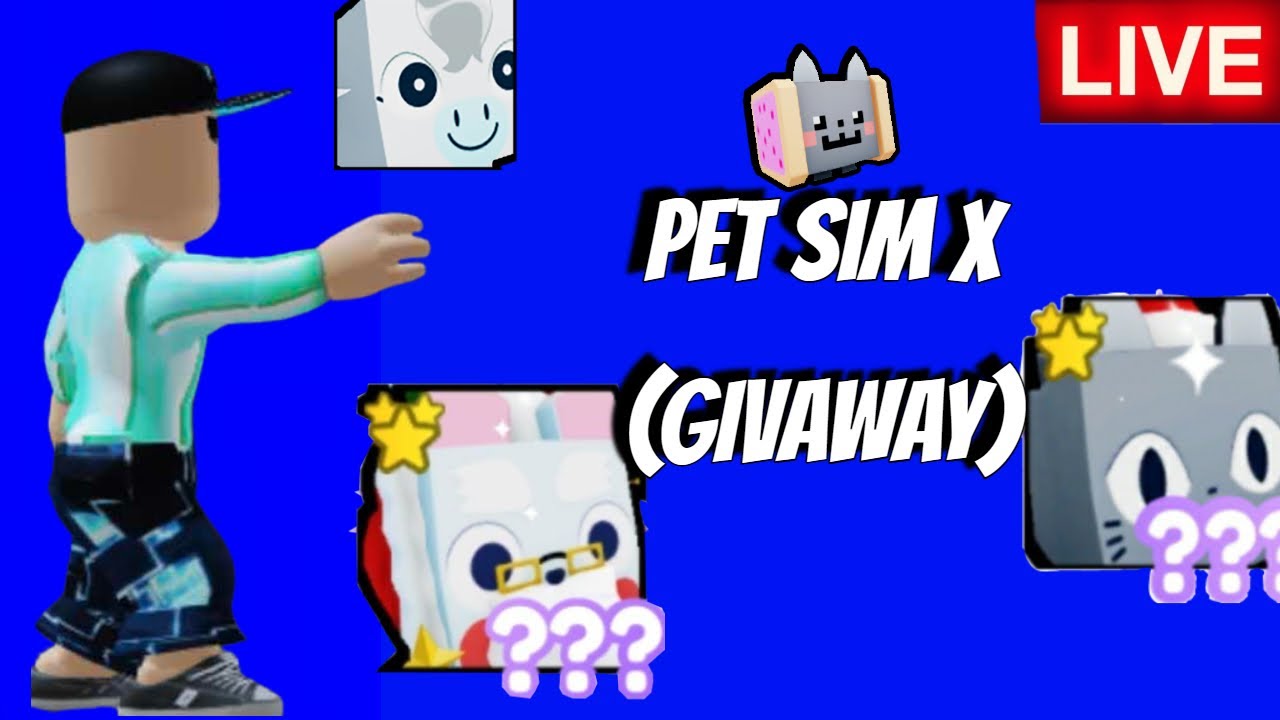 Pet sim X (giveaway) LIVE - YouTube