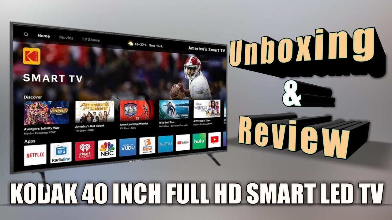 KODAK 40 INCH (102 CM) SMART LED TV FULL HD | UNBOXING & REVIEW [2020 ...