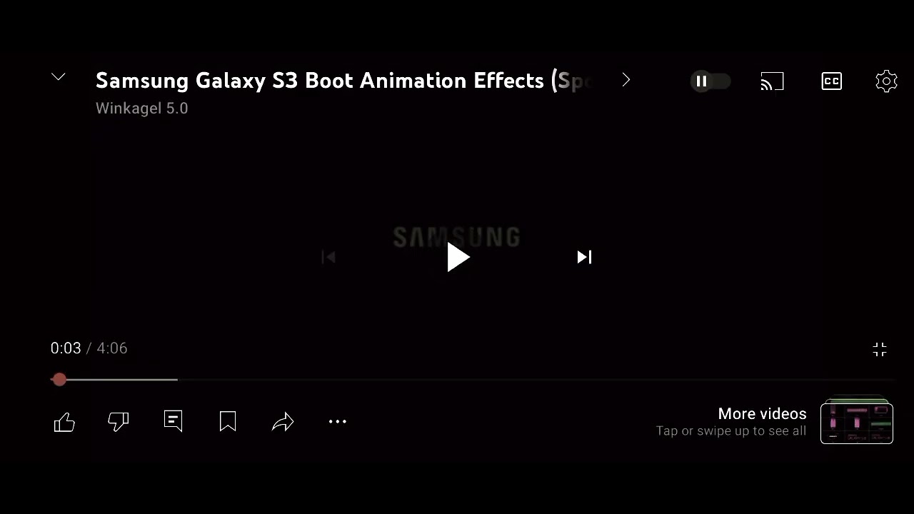Samsung galaxy S3 effect - YouTube