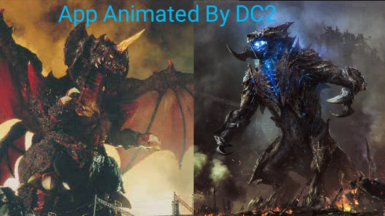 Destoroyah (Heisei Era) vs Mega-Kaiju (Pacific Rim Uprising) | Drawing ...