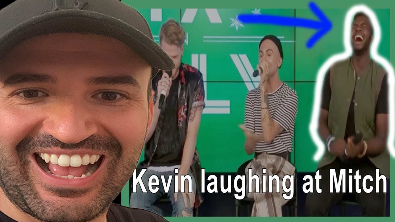 {MEVIN} - Pentatonix "Kevin laughing at Mitch" (First Reaction) - YouTube