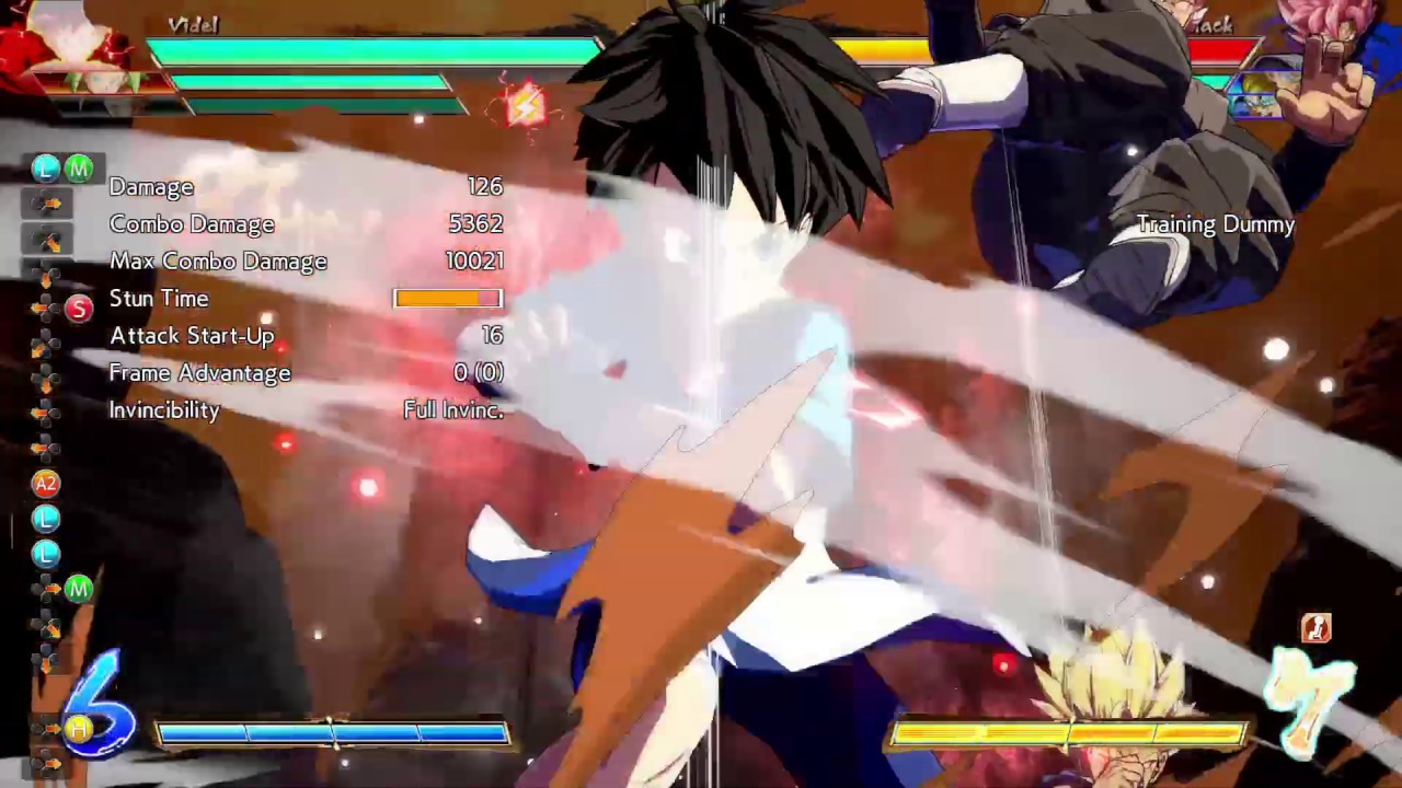 Dragon Ball FighterZ - Videl Touch of Death (with inputs) - YouTube