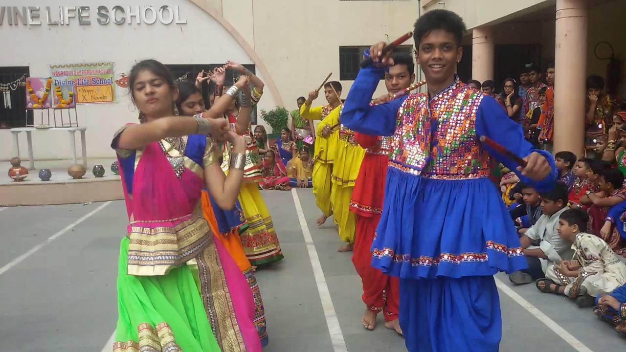 Divine life school navaratri celebration - YouTube