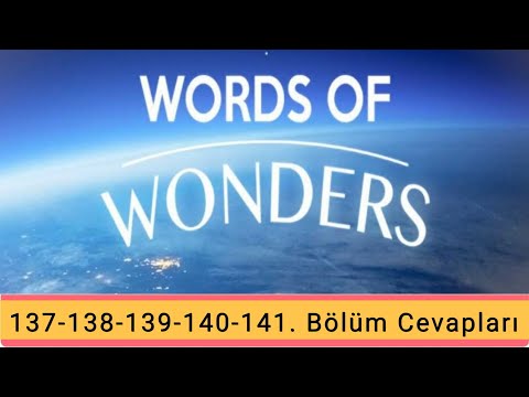 Kelime Ararken Kendi İsmimi Buldum | Words Of Wonders 137-138-139-140-141. Bölüm Cevapları #2023