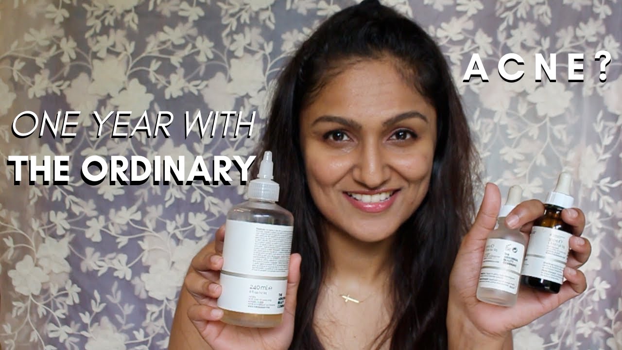 One Year With The Ordinary | Review & Demo | Acne Prone Skin - YouTube