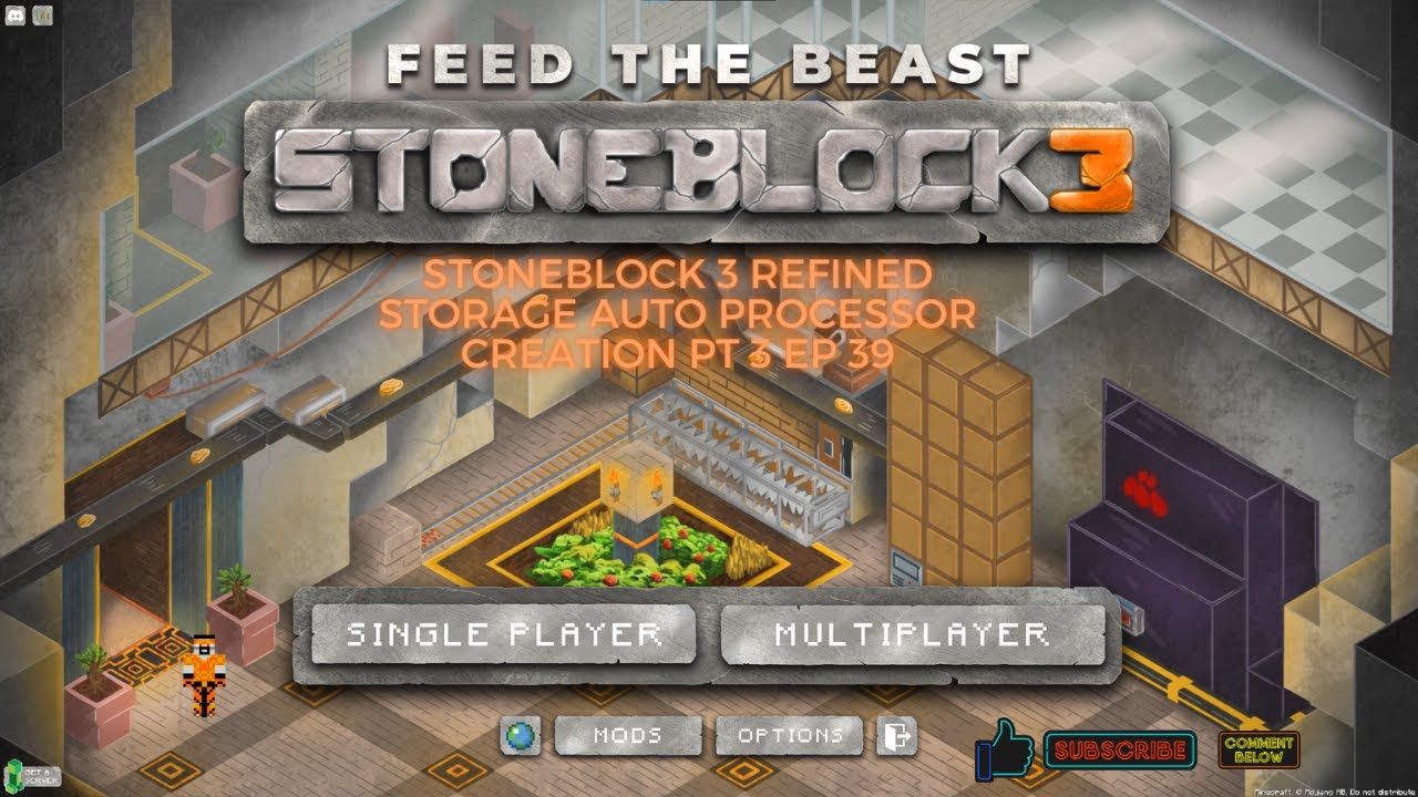 Stoneblock 3 Ep39 Refined Storage Auto Processor Creation Pt3 - YouTube