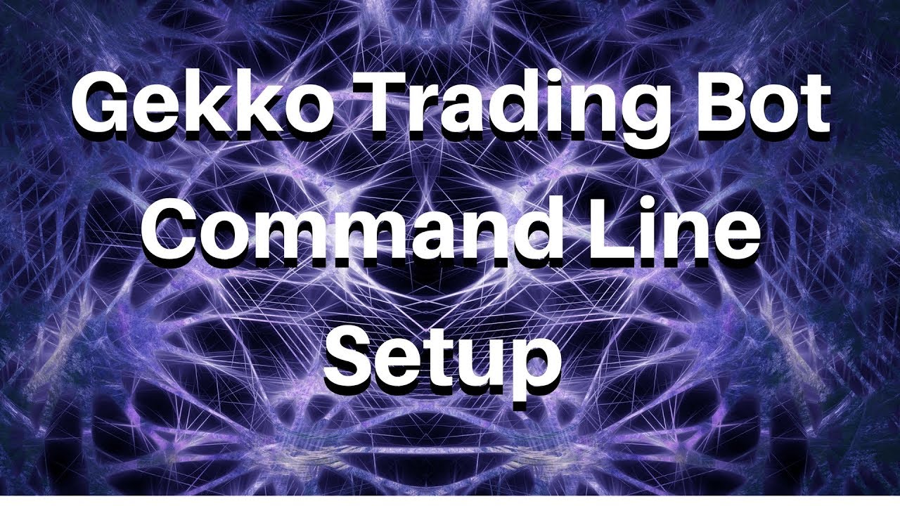 Gekko Trading Bot - Command Line Setup - YouTube