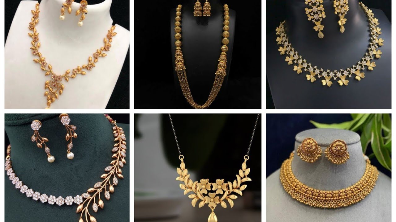 Amazing Royal Gold Necklace Set designs 2023|| Trendz hub - YouTube